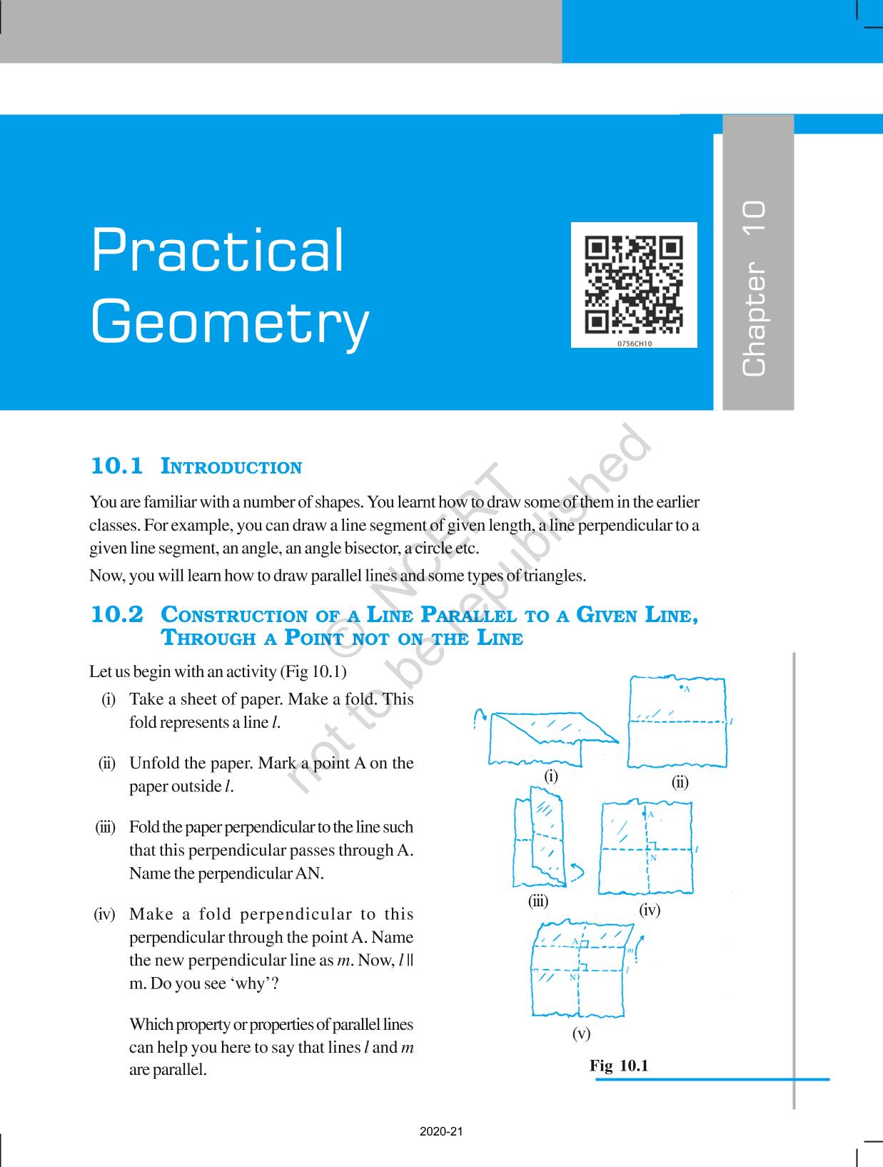 Practical Geometry Ncert Book Of Class 7 Mathematics
